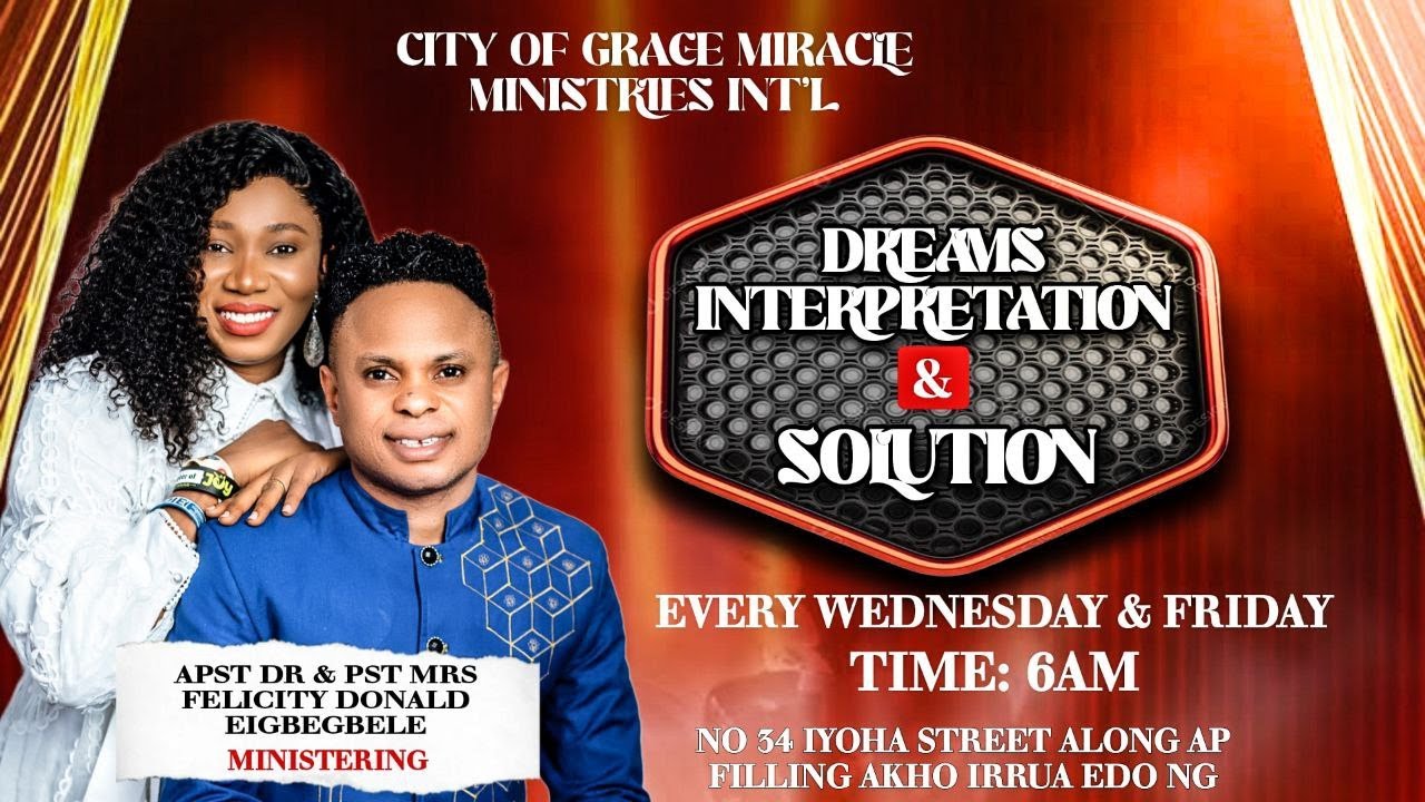 WEDNESDAY PROPHETIC, DREAMS INTERPRETATION AND SOLUTION SERVICE - YouTube