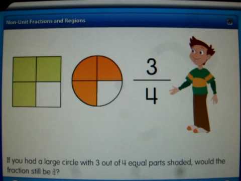 Visual Learning Bridge: Non-Unit Fractions and Regions - YouTube