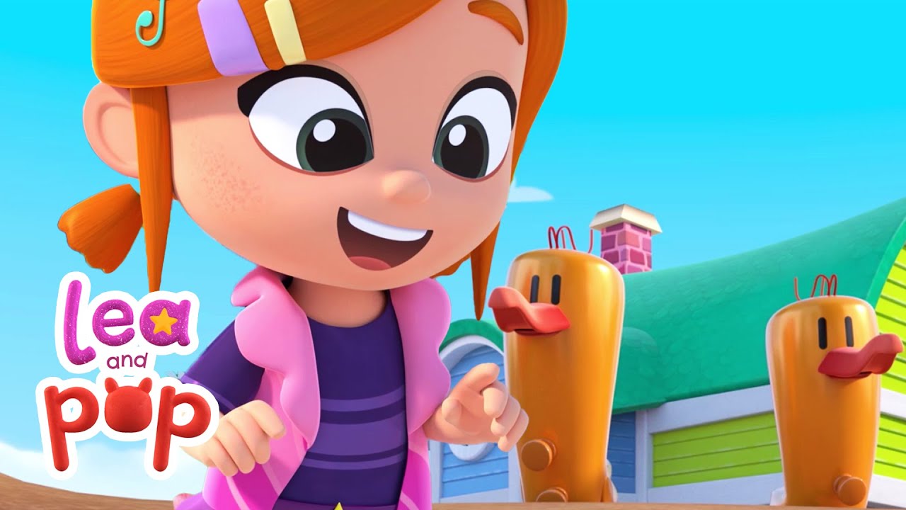 Five Little Ducks and more Baby Songs with Lea and Pop - YouTube