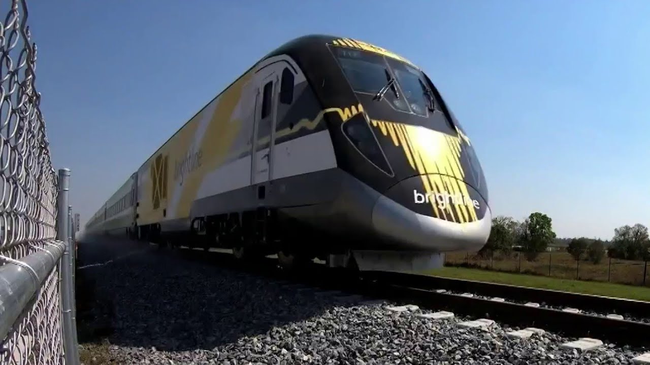 Brightline trains reach 130 mph during testing between Orlando Airport ...