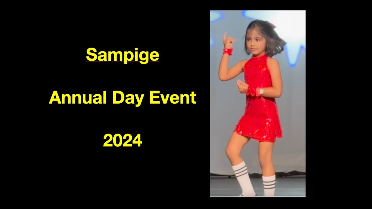 Sampige Annual Day 2024 - YouTube