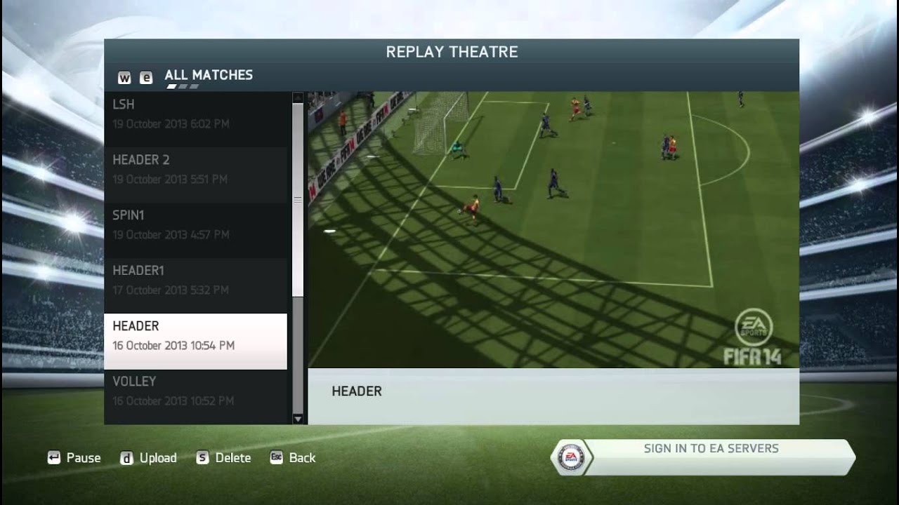 FIFA 14 - My replay theatre - Goals - YouTube