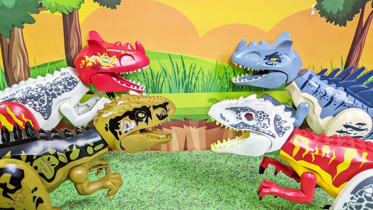 How to Build Amazing LEGO Dinosaurs Giganotosaurus from LEGO Jurassic ...