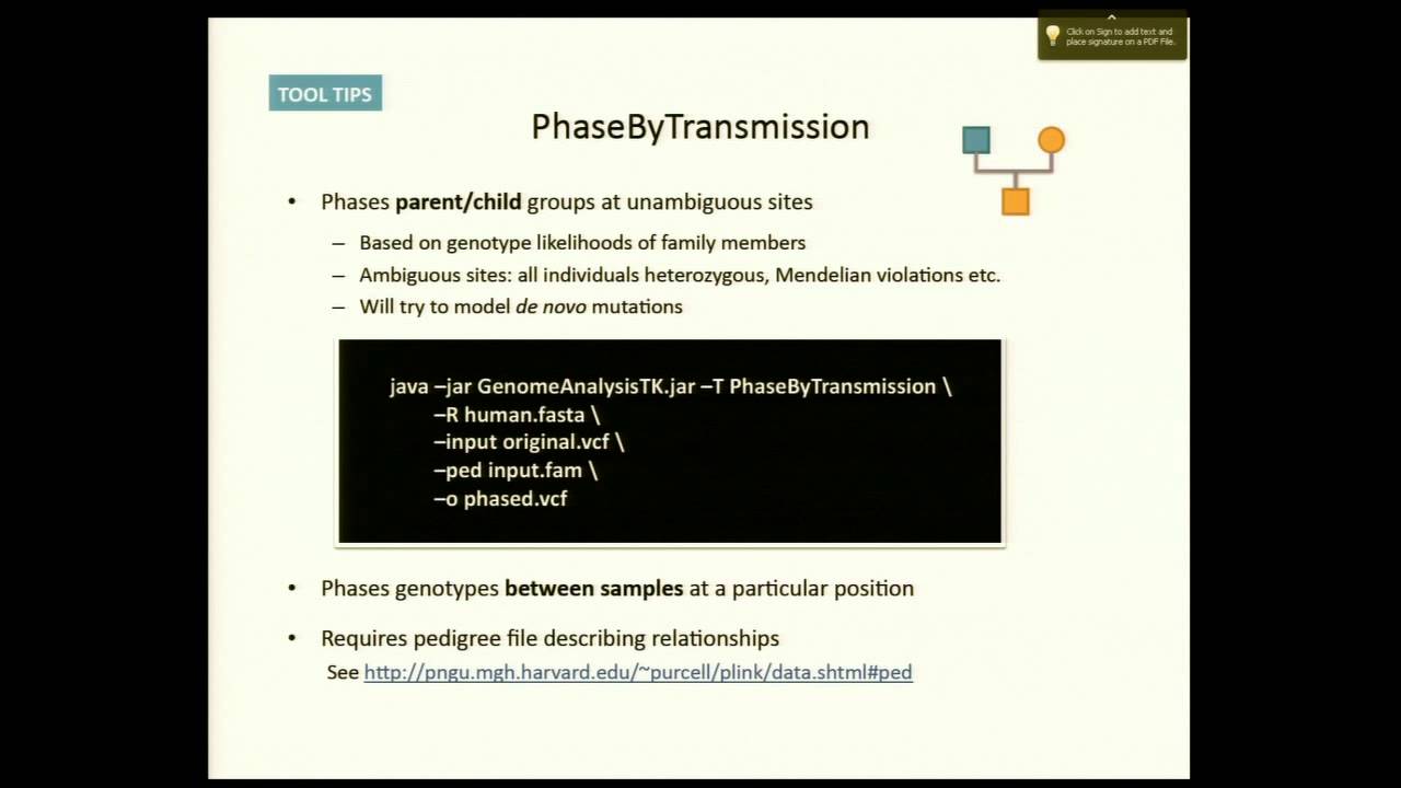 BroadE: Genotype phasing and refinement - YouTube