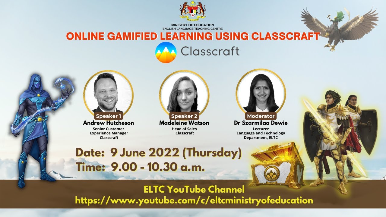 ONLINE GAMIFIED LEARNING USING CLASSCRAFT - YouTube