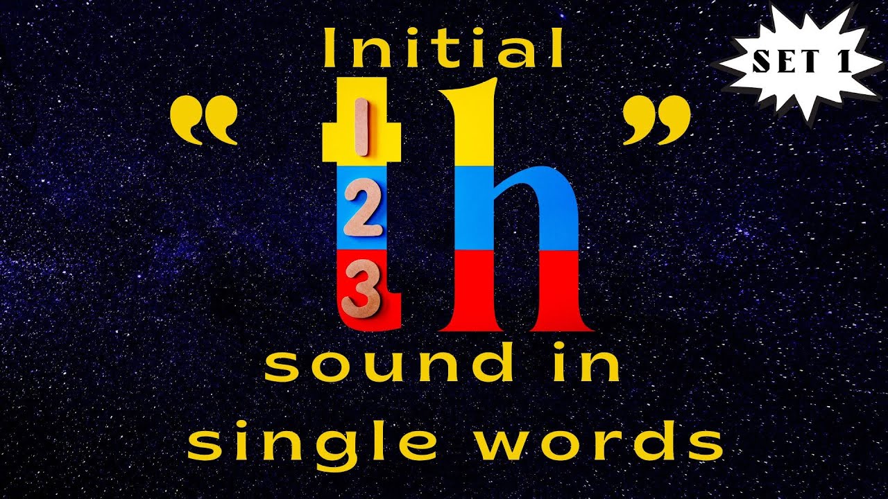 Rounds of Speech Sounds Initial "TH" sound in single words SET 1 - YouTube