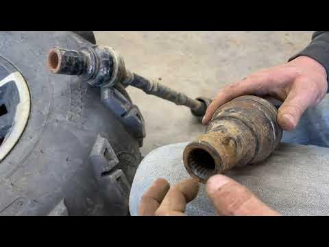 Polaris General 1000 How To Remove Replace Drive Shaft, Carrier Bearing, Vibration When Riding ...