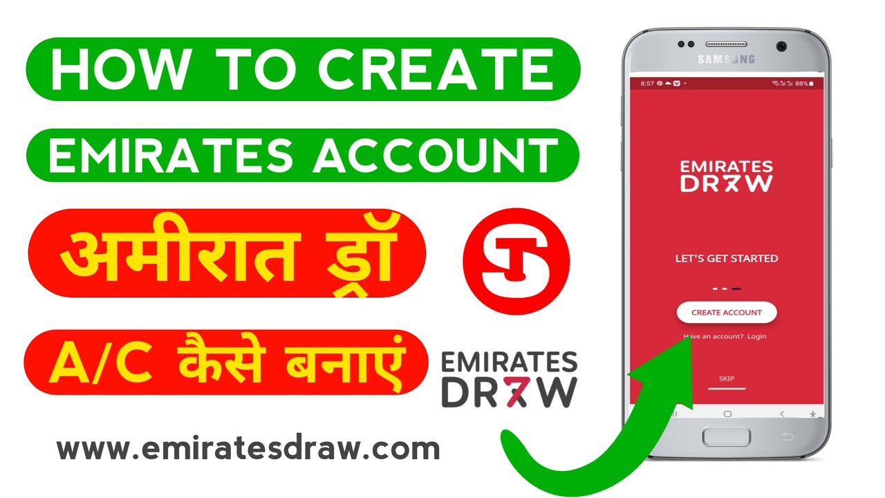 How To Create Emirates Draw Account And Buy Tickets | Emirates Draw ...