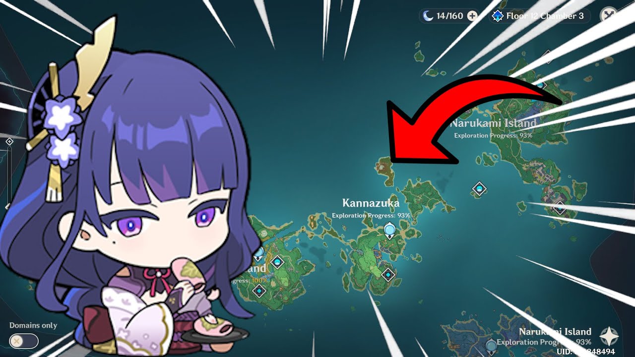 when you realized that the inazuma map was a shape of... - YouTube