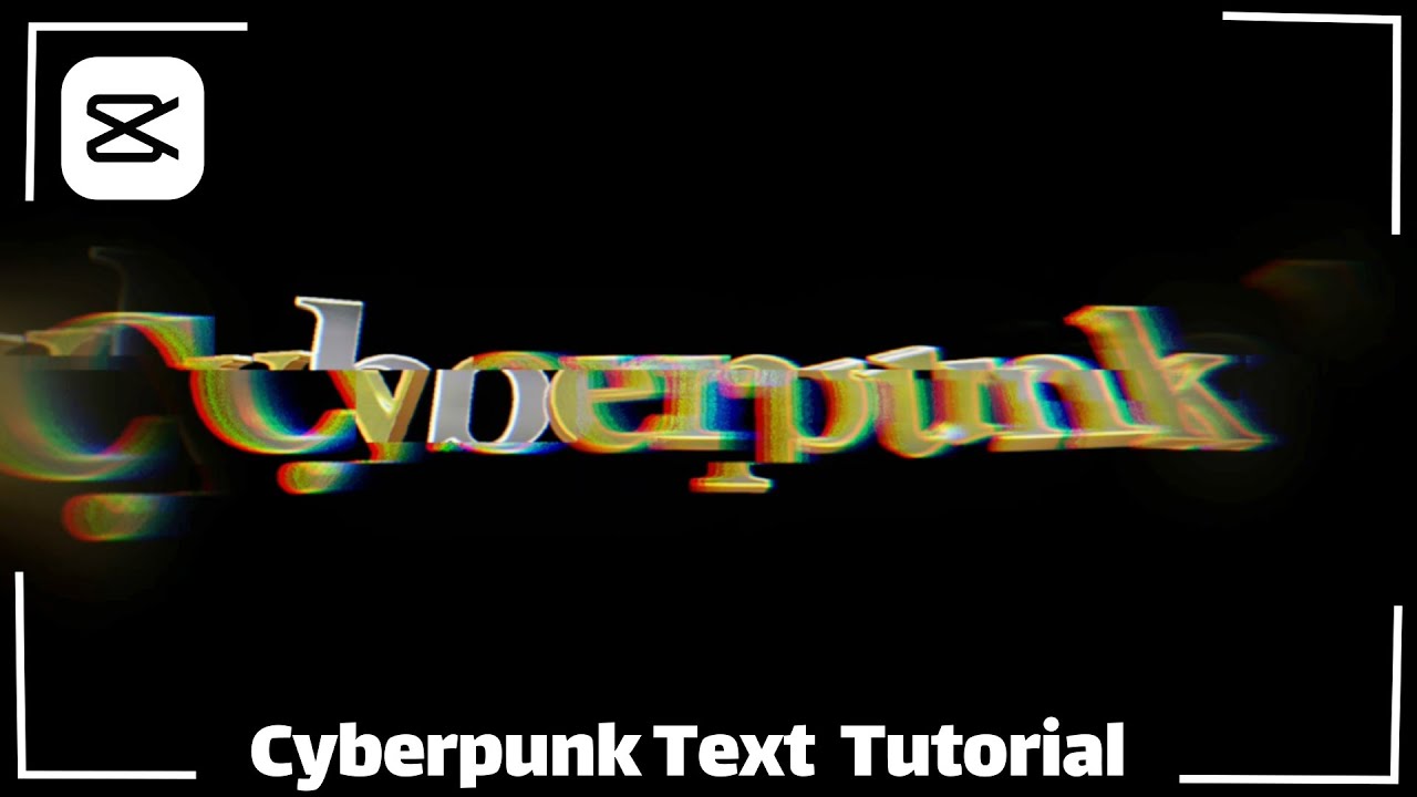 Cyberpunk Glitch text Tutorial on CapCut Pro | AMV CapCut Tutorial - YouTube