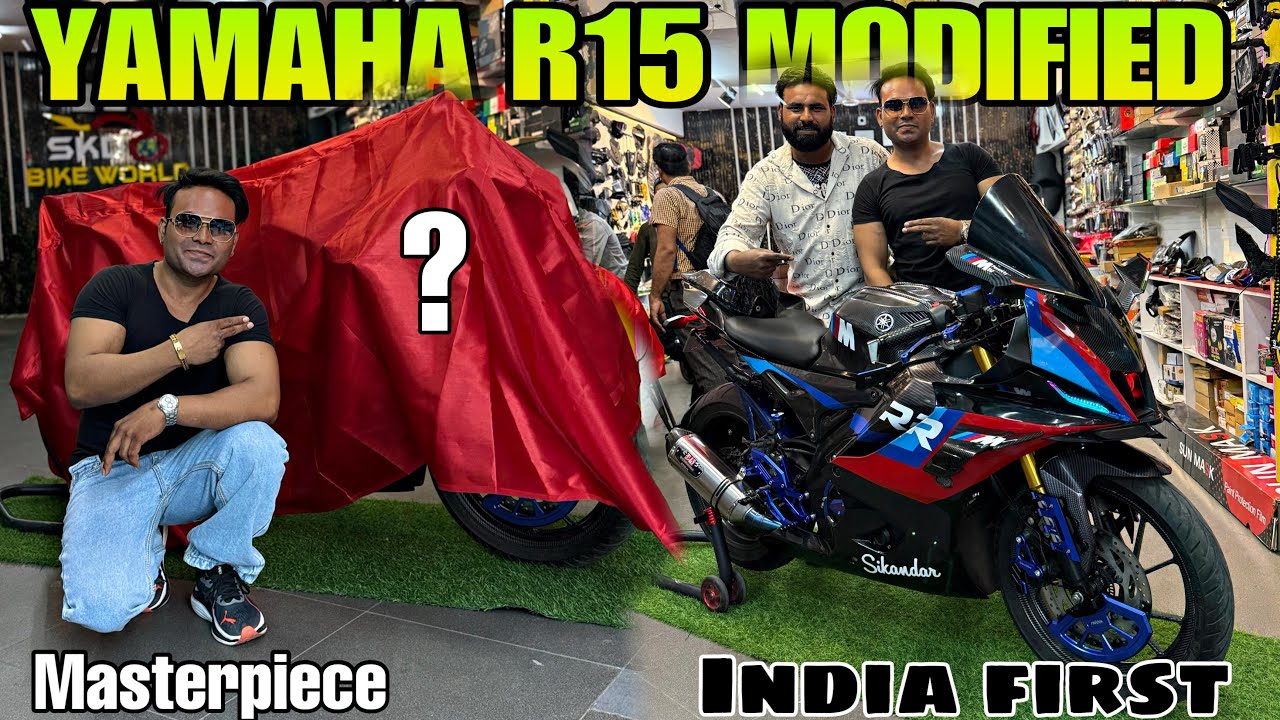 R15 mind blowing modified 🥰 | R15 v4 modification accessories | SKD ...