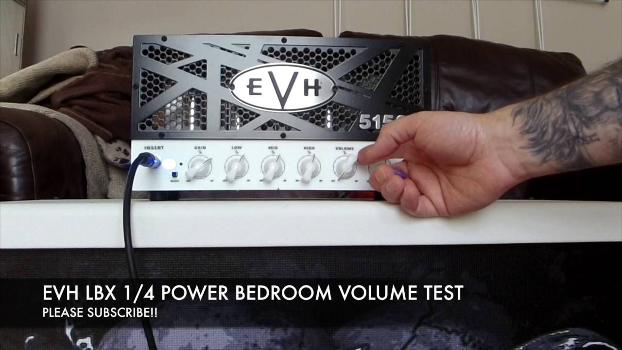 EVH 5150III 15 WATT LBX 1/4 POWER VOLUME TEST, - YouTube