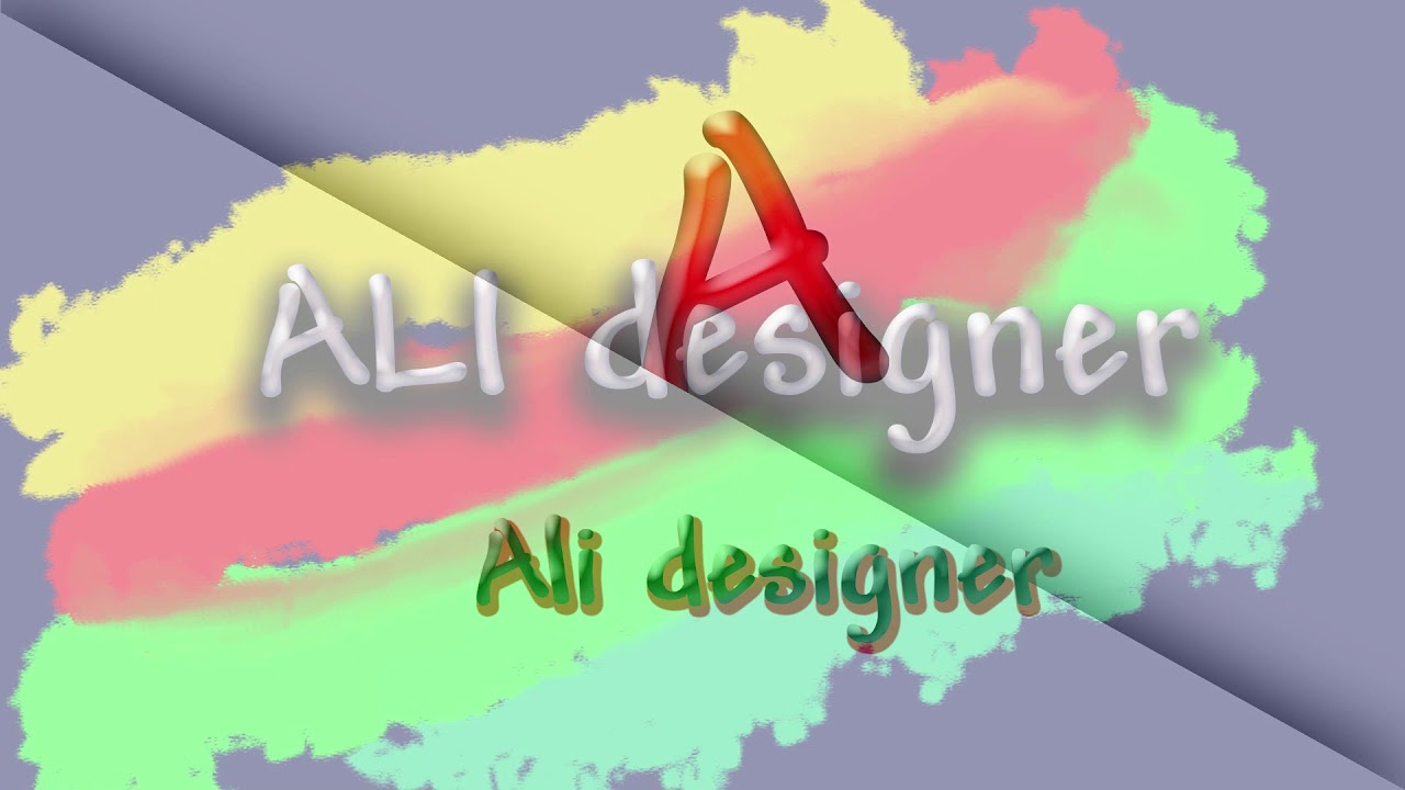 LOGO ALI DESIGNER - YouTube