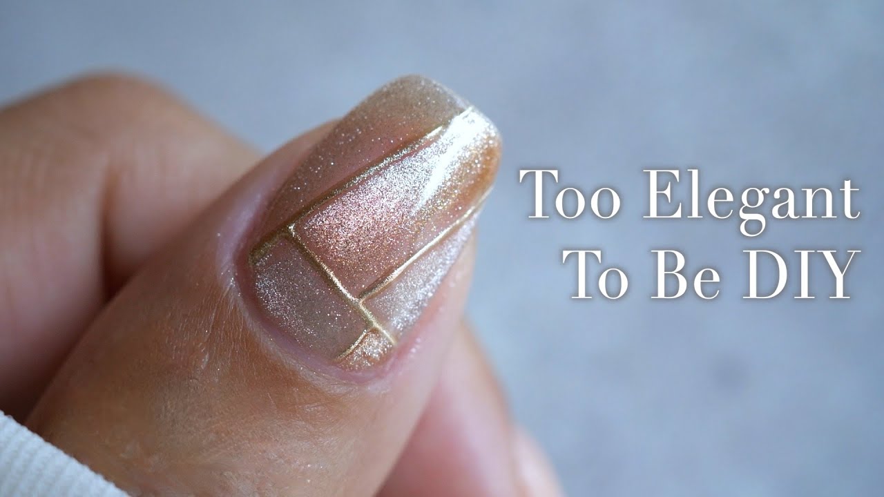 This Magnetic Nail Look Is Too Elegant to Be DIY!【ASKA NAILS】 - YouTube