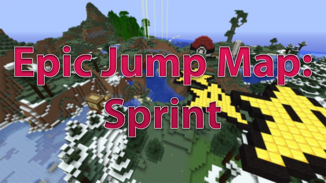 Minecraft Custom Map Mondays - Epic Jump Map: Sprint - YouTube