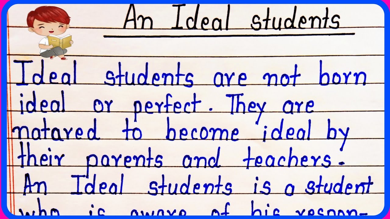 An ideal student essay in english || Essay on An ideal student || Easy ...