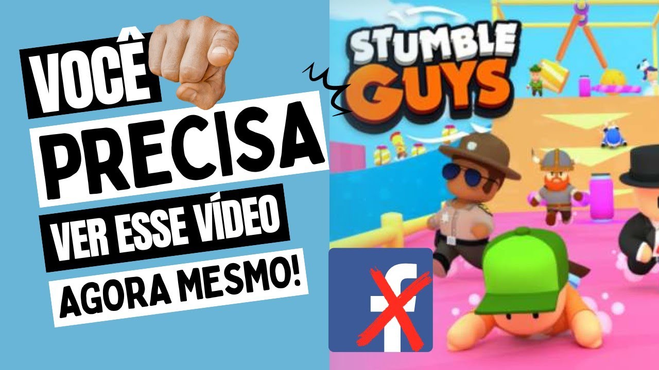 COMO FAZER LOGIN NA SUA CONTA / Stumble Guys ( Facebook) - YouTube