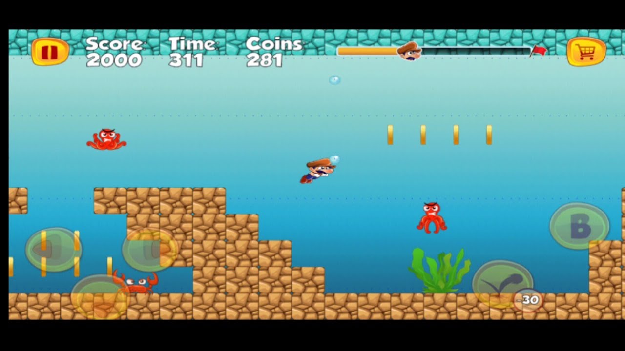 Super Bino Go / part - 12 / Super Mario Gameplay / Full walkthrough ...