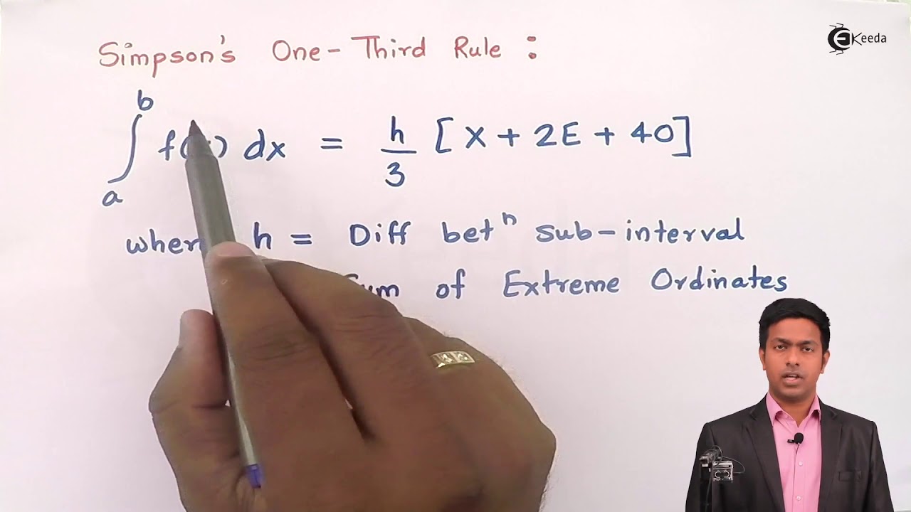 What is Simpson's One Third Rule - Numerical Integration - Engineering ...