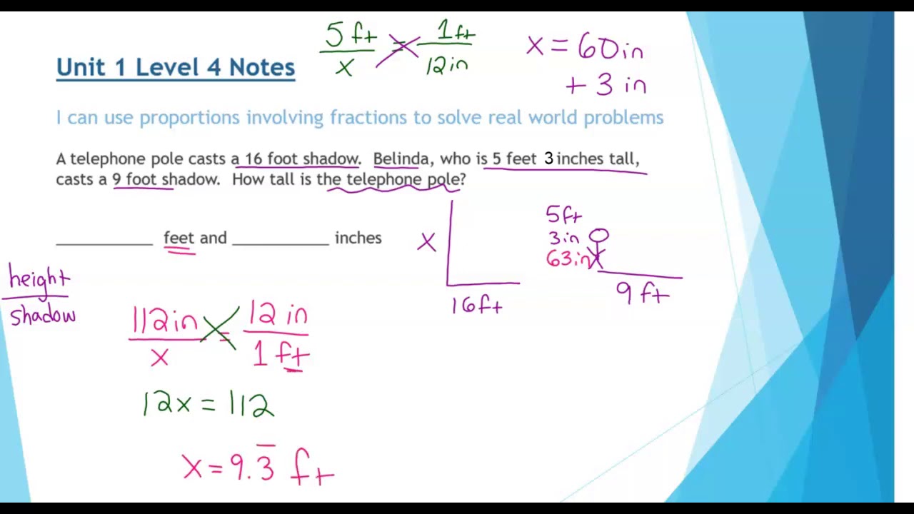 Unit 1 Level 4 Algebra - YouTube