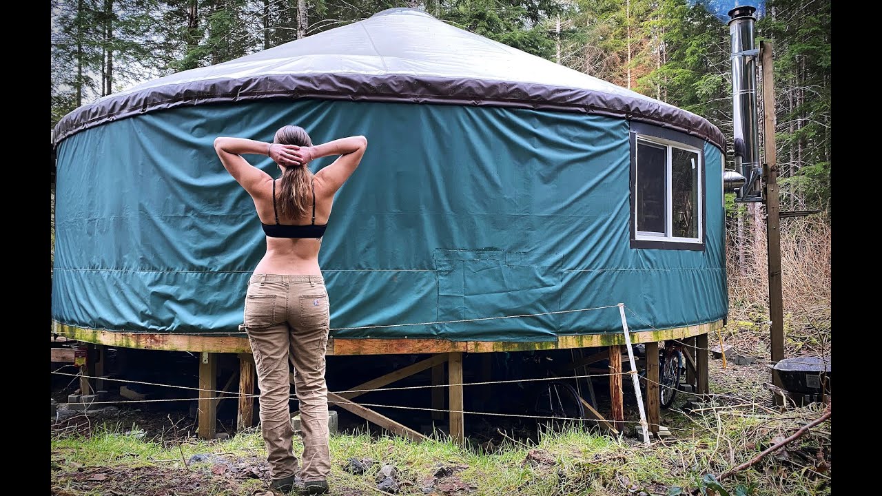 Alone And Living Off Grid A Day In My Yurt Life Ep 76 Youtube