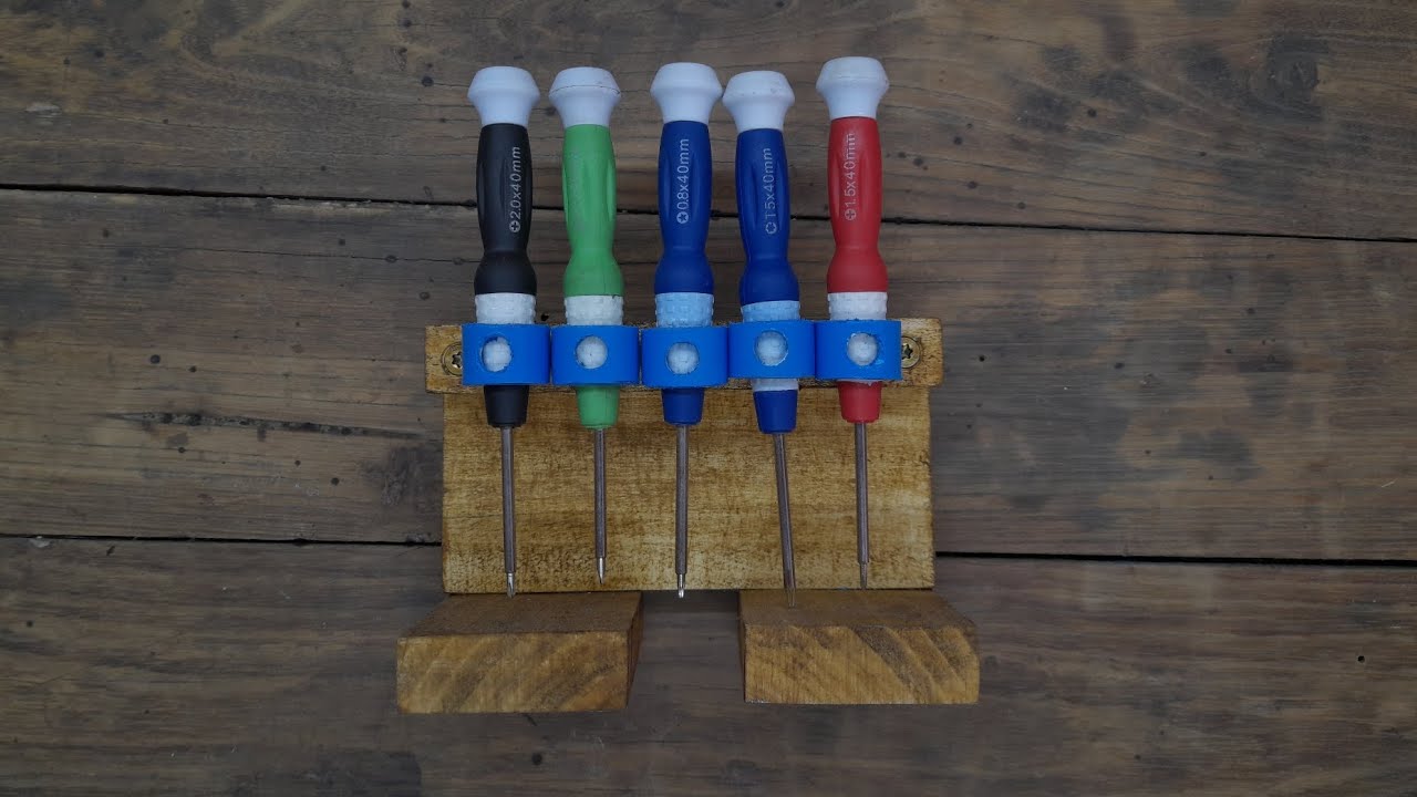 How to make a screwdriver holder - YouTube