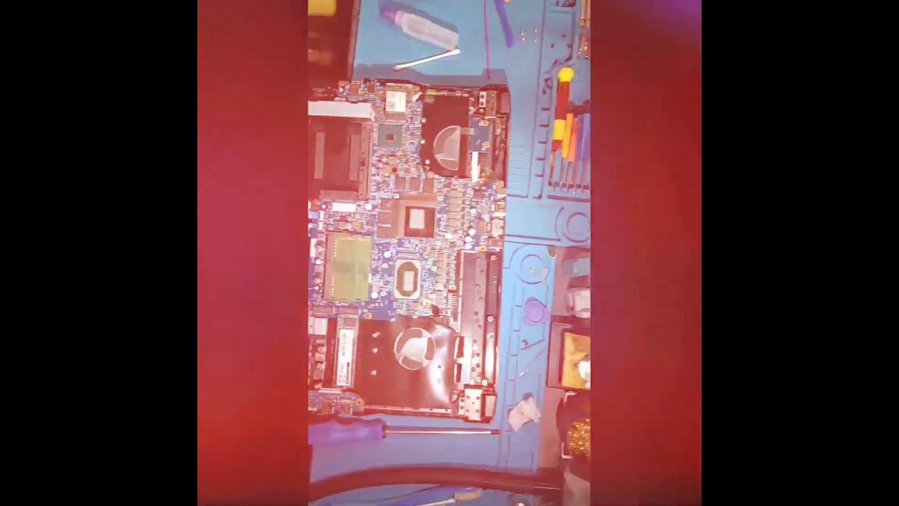 Cleaning and changing thermal paste, gaming laptop. To our loyal customer, thank you for your ...