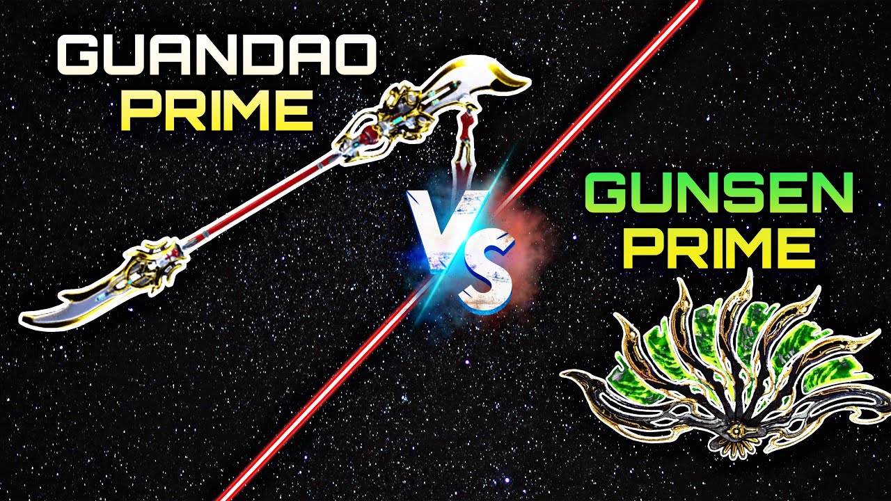 THE ULTMATE DPS VERSUS BATTLE | GUANDAO PRIME VS GUNSEN PRIME| WARFRAME ...