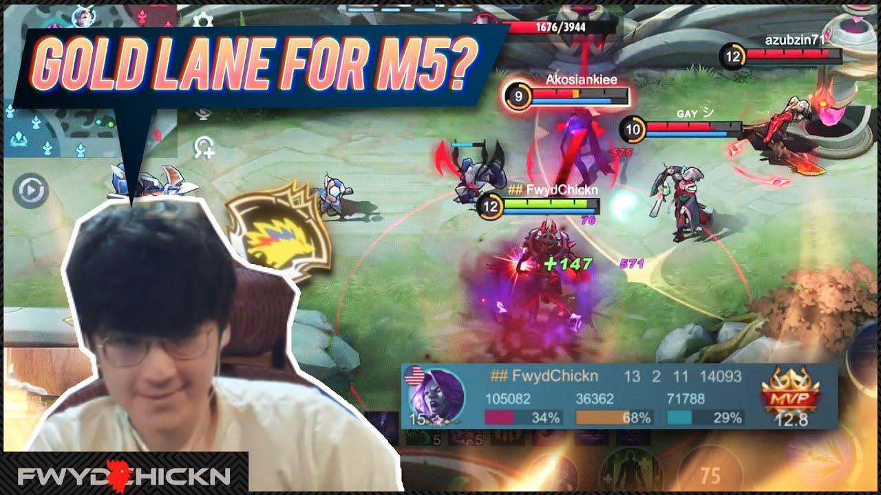 MOSKOV IS MY NEW BEATRIX, M5 GOLD LANE?? | Mobile Legends - YouTube