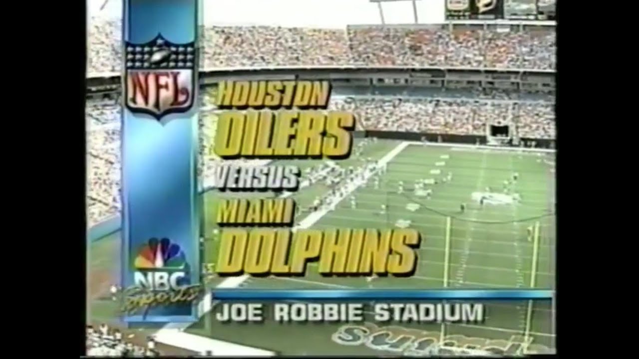 1992-11-22 Houston Oilers vs Miami Dolphins - YouTube