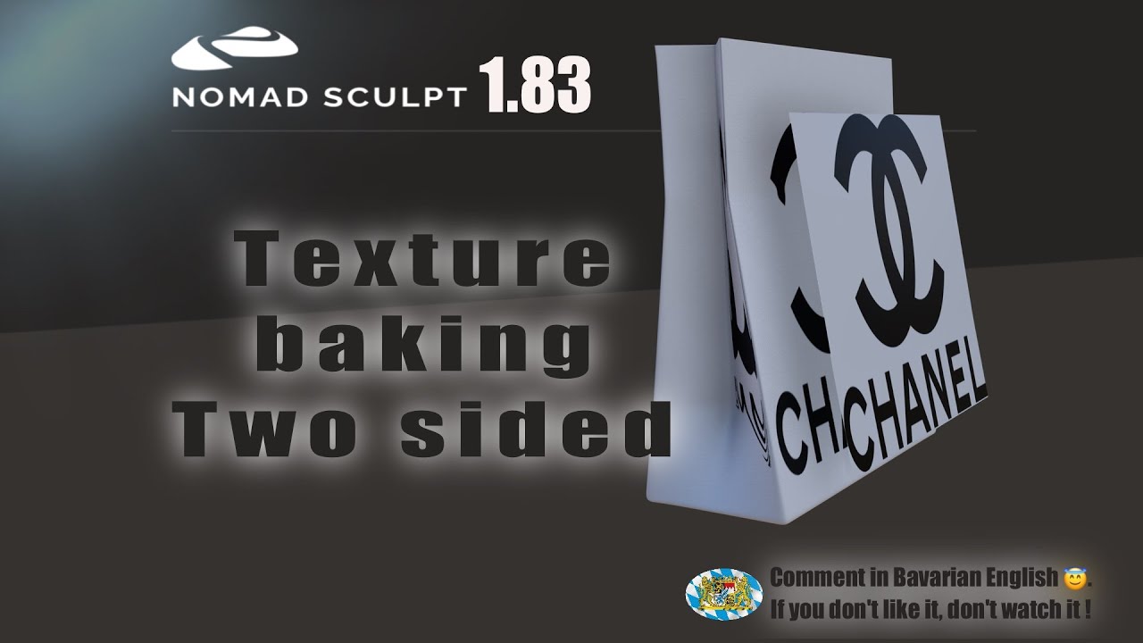 Nomad Sculpt - Texture baking & Two sided - nice to know - Tutorial (V1 ...