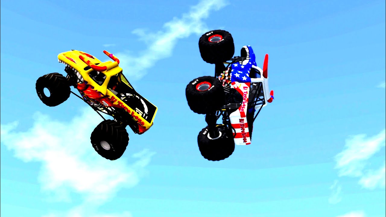 Monster Jam | Monster Trucks | Best of Monster Jam Freestyle, Insane ...