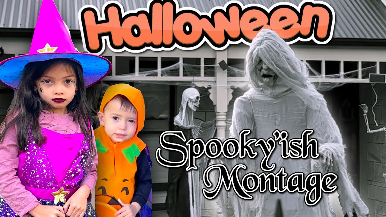 HALLOWEEN WITH THE KIDS | A SPOOKY (NOT SO SPOOKY) MONTAGE - YouTube
