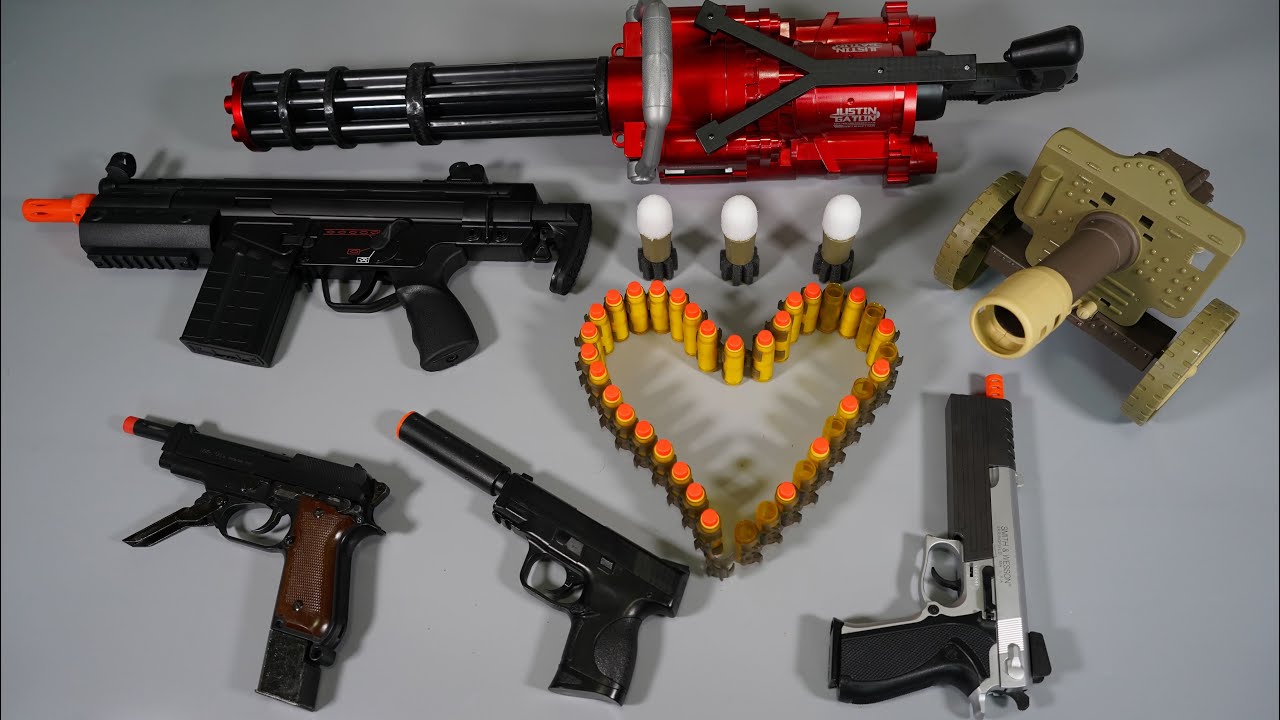 Anti Tank Gun - M134 Minigun Shell ejecting Nerf Toy Gun -Airsoft Gun ...