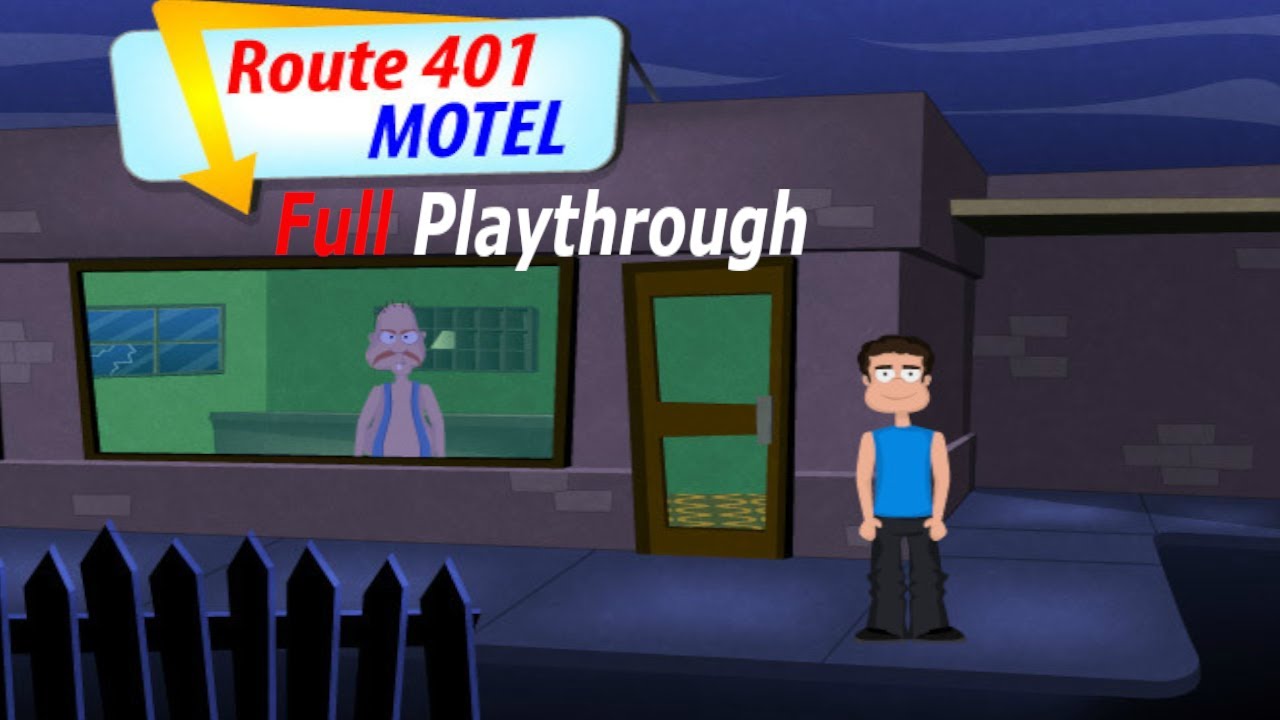 Route 401 Motel Full Playthrough - YouTube