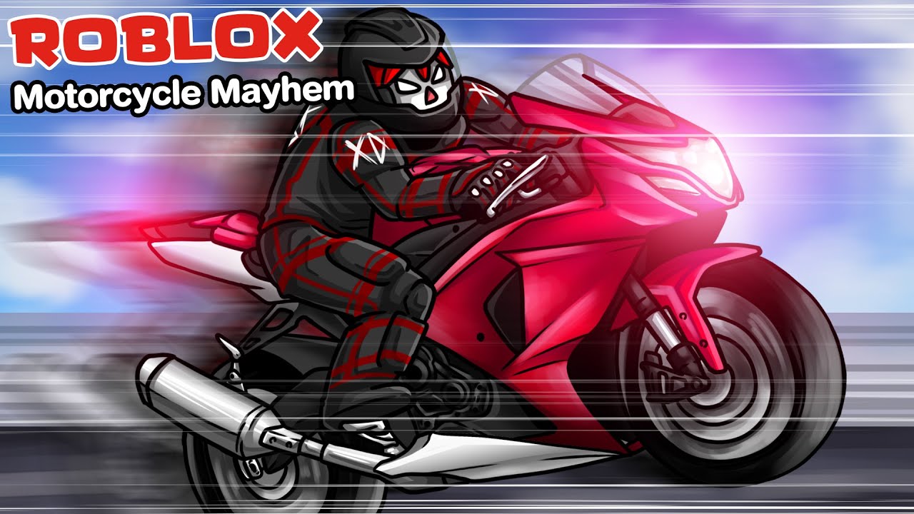 Roblox : Motorcycle Mayhem 🏍️ แข่งยกล้อกับพี่ไหมน้อง !!! - YouTube