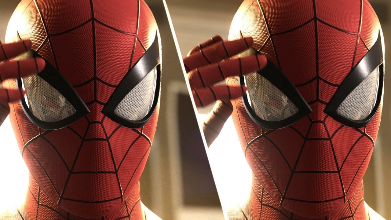 Spider Man PS4 Graphics Comparison PS4 Pro Vs PS4 YouTube