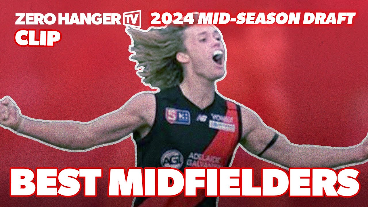 Best MIDFIELD Prospects! | 2024 AFL Mid-Season Draft - YouTube