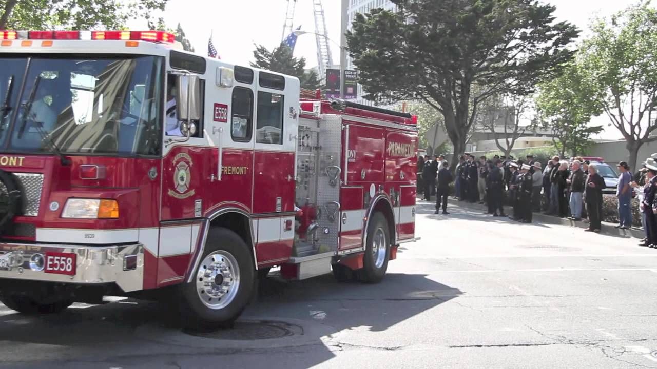 Funeral Procession - SFFD LODD - Lt Vinnie Perez and FF Tony Valerio ...