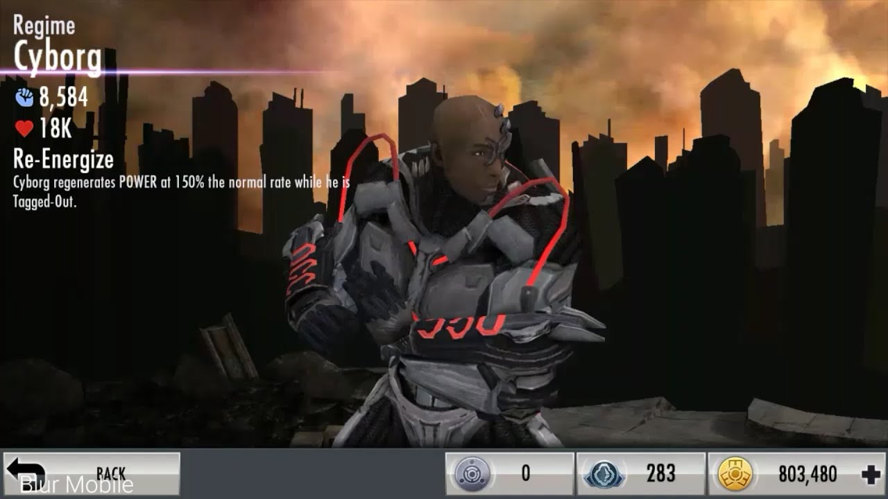 Injustice: Gods Among Us - Regime Cyborg gameplay - YouTube