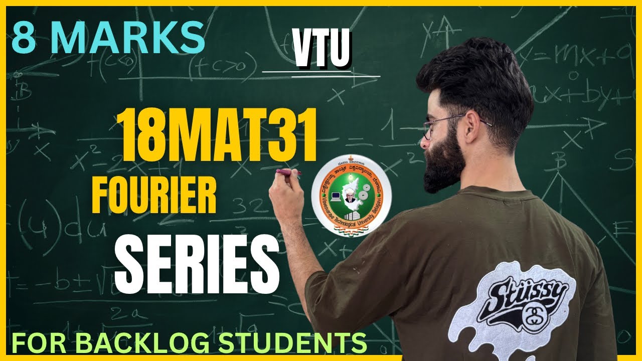 18MAT31 Vtu Fourier Series Important Question | 8 Marks in your pocket👍 ...