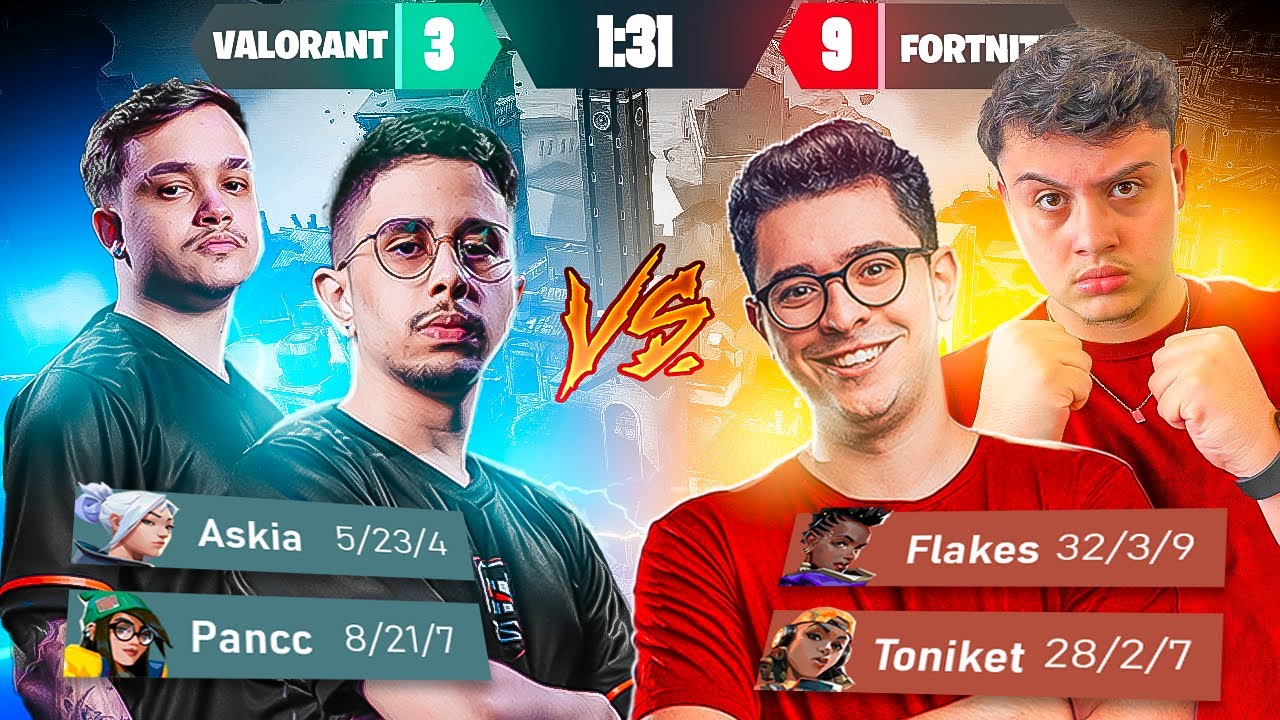 CHAMAMOS O FLAKES PARA UM DESAFIO NO VALORANT! - YouTube