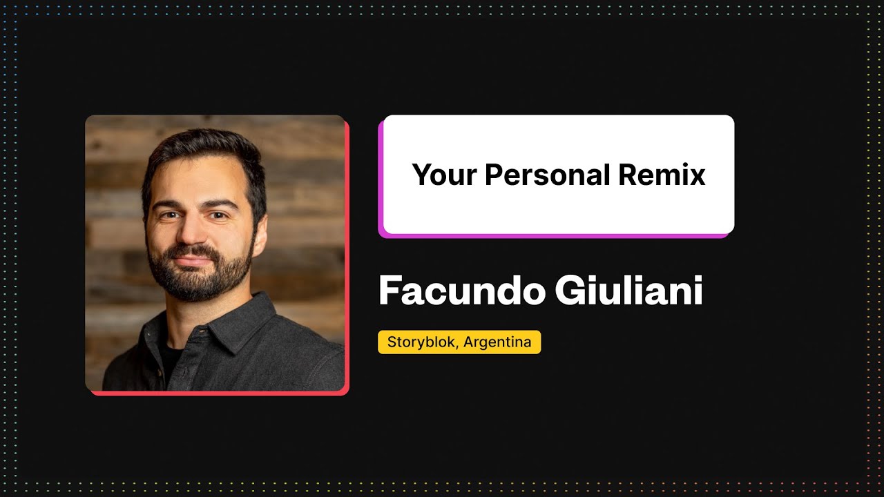 Your Personal Remix – Facundo Giuliani, Remix Conf Europe 2022 - YouTube