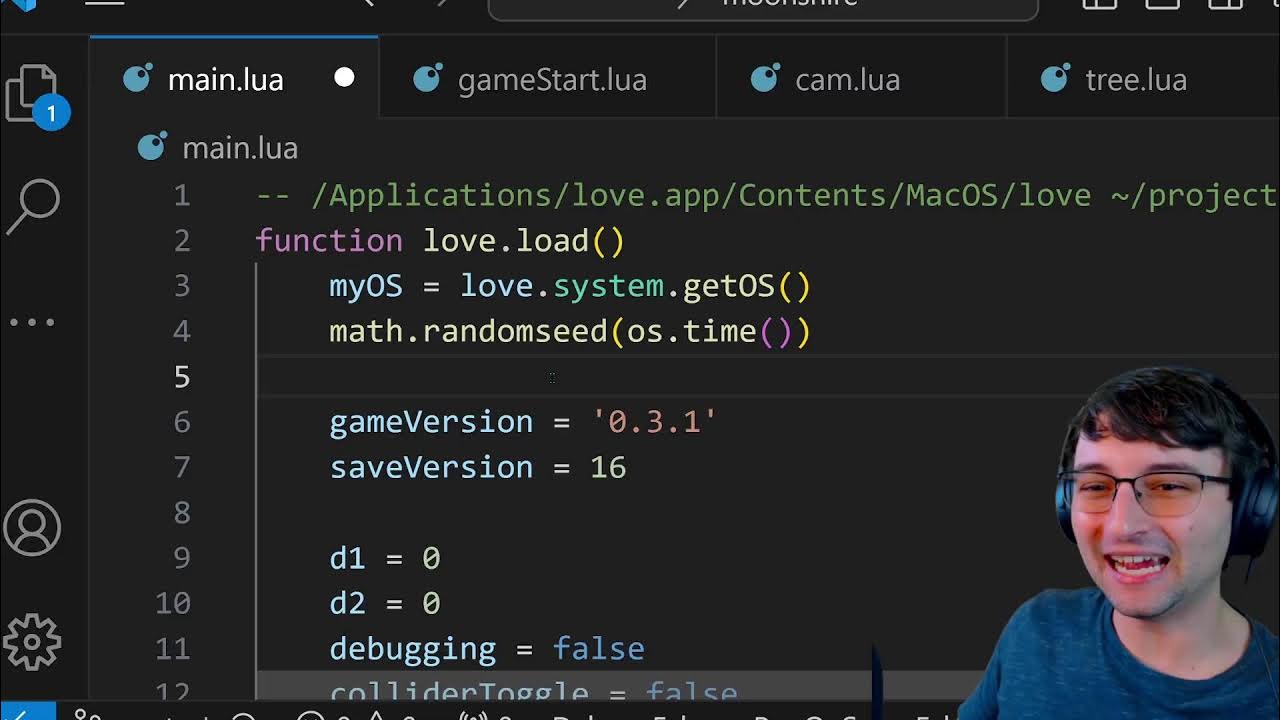 Wake up! It's MOONSHIRE MONDAY (Development stream) #love2d #lua - YouTube