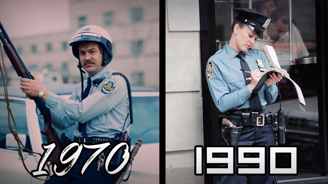 Evolution of the US Police - 1890-2020, colorized - YouTube
