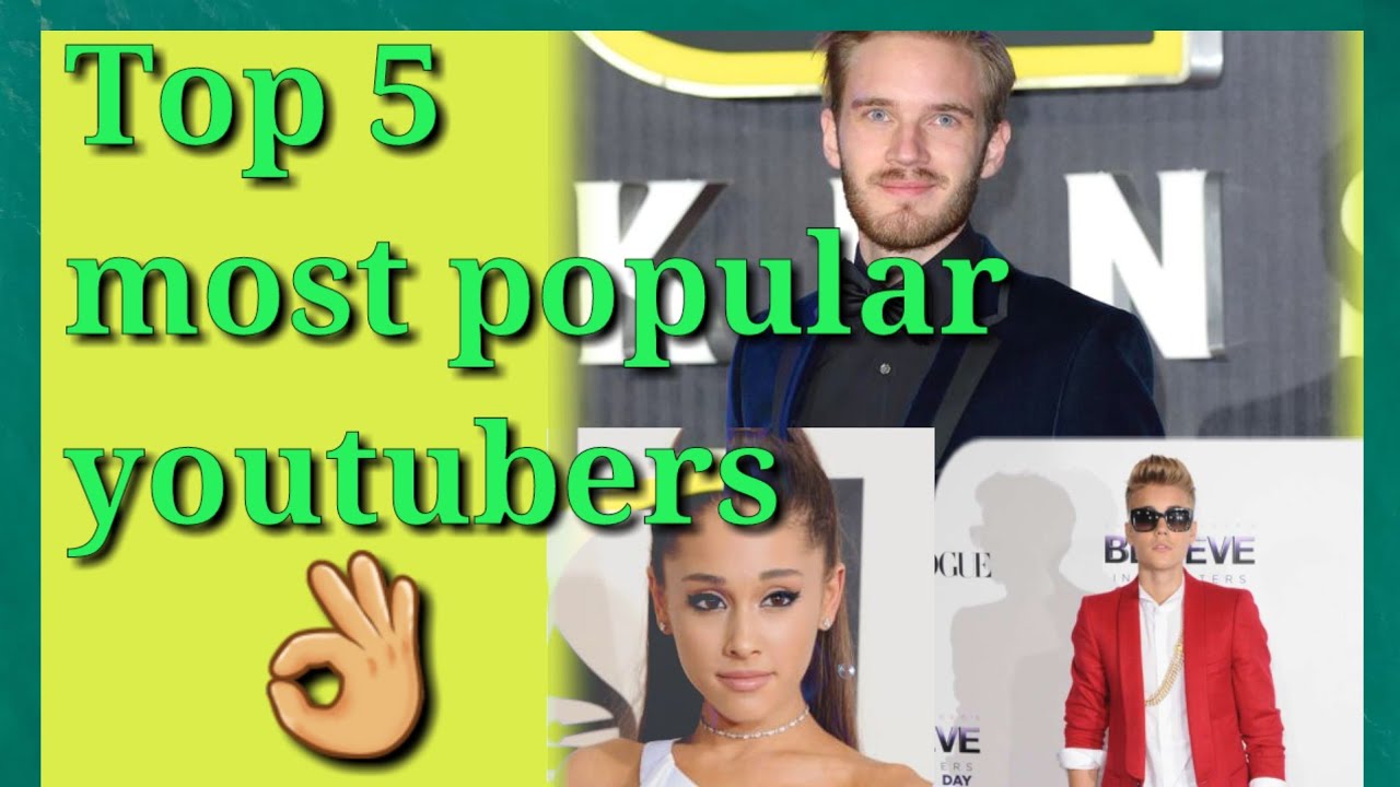 Top#5 famous youtubers of the world - YouTube