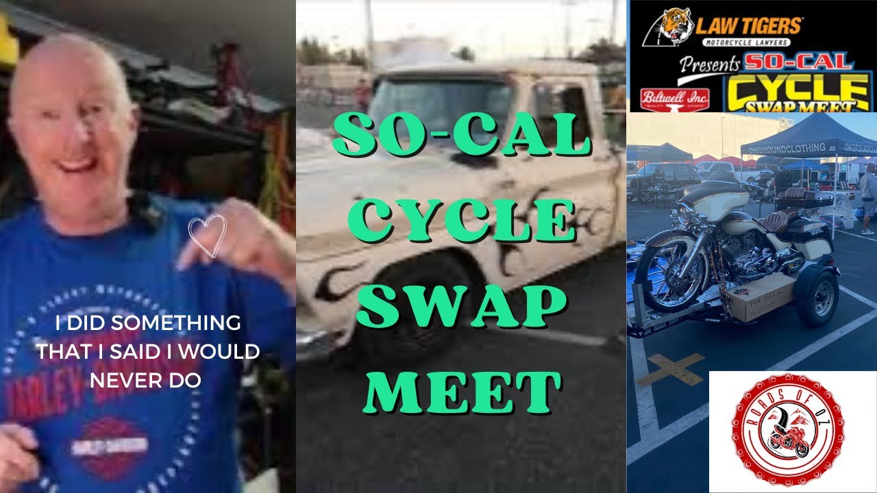 Checking out the So-Cal Cycle Swap Meet - YouTube