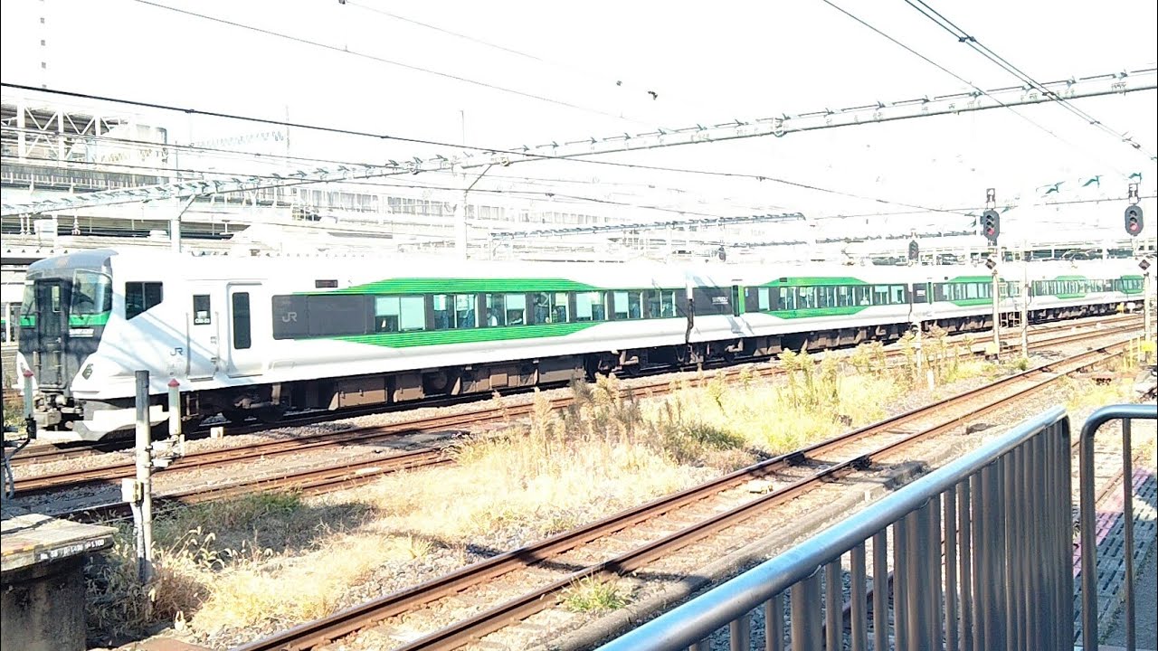 特急あかぎ号上野行き(2023/11/03) - YouTube