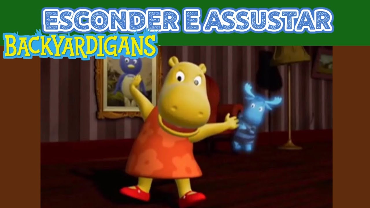 Os Backyardigans - Esconder e Assustar (Pablo, Tayrone, Uniqua e Tasha) Clips Musicais Chords ...