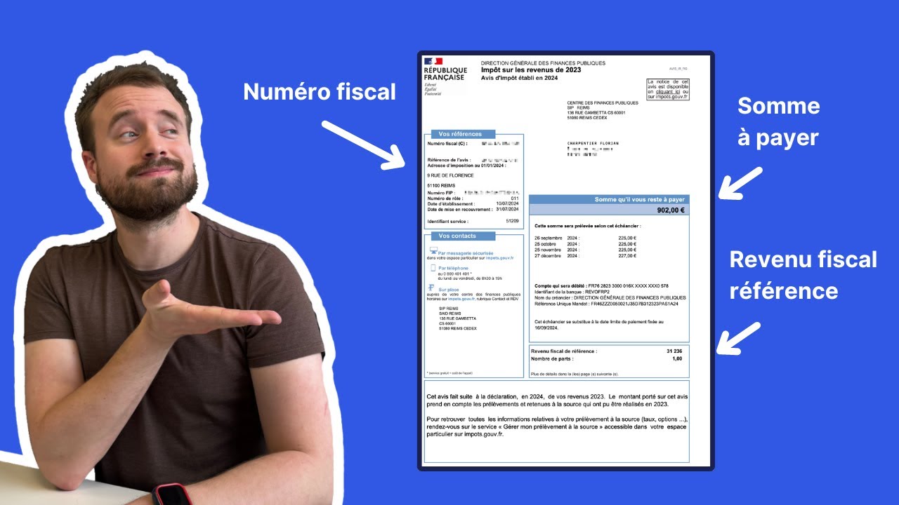 Avis impôt sur les revenus : savoir le lire et le comprendre 🔍 - YouTube